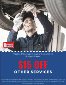 Brake Specials & Coupons in AL, FL, & TN - Budget Brakes